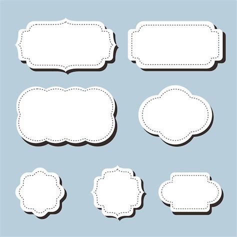 Premium Vector A Set Of Labels With The Words A S On Them