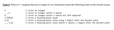 Solved Task 3 Write A C Program That Uses A Couple Of