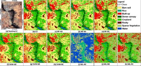 Detailed Land Use Map Comparison The Map Excerpt Shows The