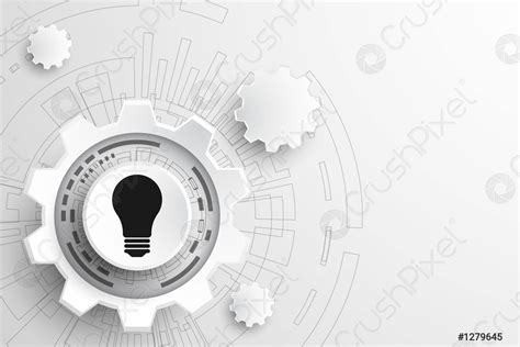 Vector Technology Gears Concept Stock Vector Crushpixel