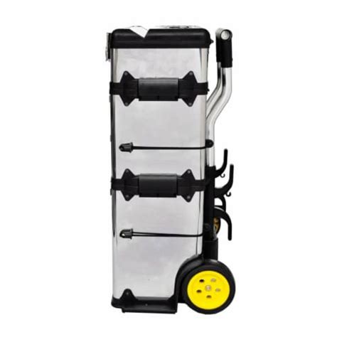 VidaXL 3 Part Rolling Tool Box With 2 Wheels 1 Set Kroger