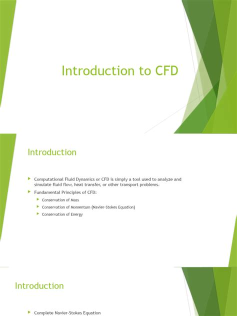 Introduction To Cfd 2 Pdf Computational Fluid Dynamics Fluid Dynamics