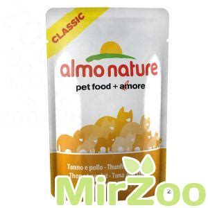 Almo Nature Алмо Нечерал ПАУЧИ для Кошек с Тунцом и Курицей (Classic ...