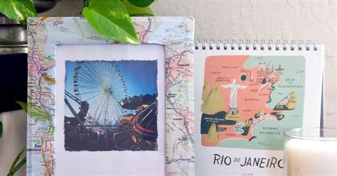 DIY Map Frame POPSUGAR Smart Living