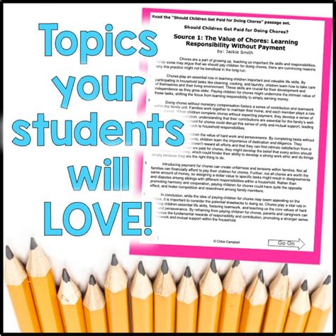 36 Informational Writing Prompts With Passages And Opinion Writing Paired