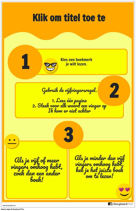 Precies De Juiste Boekposter Storyboard O Nl Examples