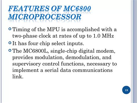 Motorola Microprocessor Ppt