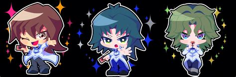 Marufuji Ryo Tenjouin Fubuki And Fujiwara Yuusuke Yu Gi Oh And 1