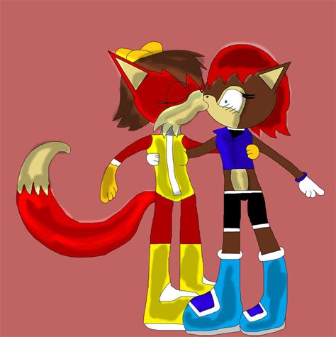 Fiona And Sally Kiss By Darkcatthekhajjit On Deviantart