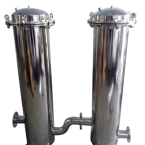 Stainless Steel Cartridge Filter Housing Bar Size Feet Height At Unit In Ahmedabad