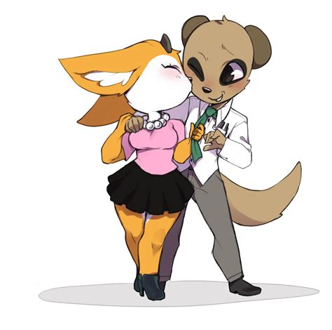 Tsunoda And Komiya Aggressive Retsuko Drawn By Punipaws Danbooru