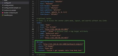 configure rss feed in homer dashboard with node red smart home pursuits