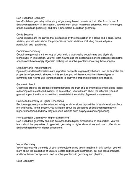 Principles Of Geometry Math 305 2 Non Euclidean Geometry Non