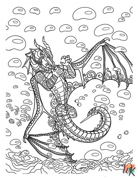 Wings Of Fire Coloring Pages Qibli