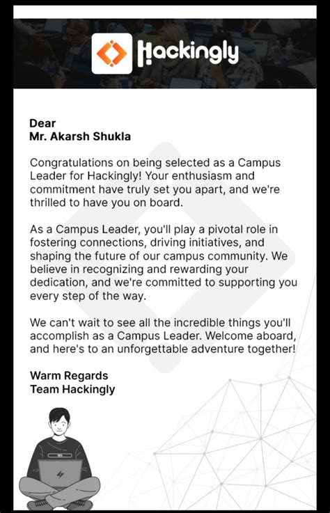 Akarsh Shukla On Linkedin Hackingly Ims Opportunity Growth Responsibility Exploring