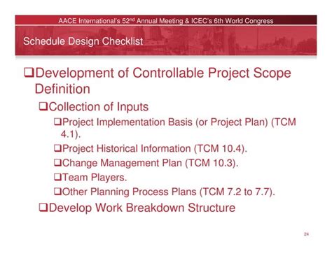 Schedule Design Aace Pdf