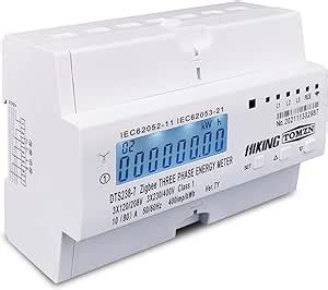 YEZIHJ Smart Home Energiemonitor 80A 3 Phase Zigbee Gateway Tuya DIN
