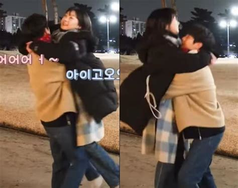 작품 촬영전 로맨틱한 포옹 연습하는 남녀 톱스타 필더무비