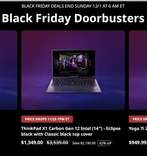 Lenovo Canada Black Friday Lenovo Canada Early Black Friday Sale Save Up To On Select