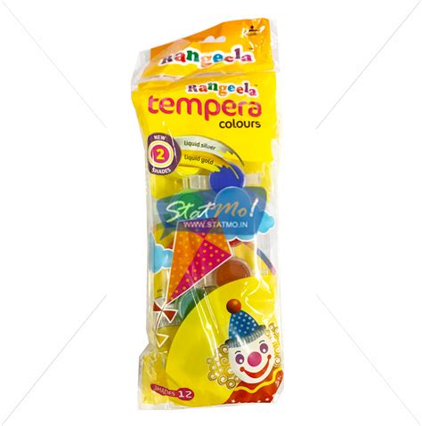 Pidilite Rangeela Tempera Colours 12 Shades Statmo