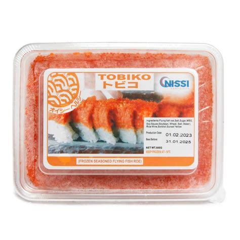 Tr Ng C Chu N Nissi Brand Tobiko Flying Fish Roe Olamfoods Vn
