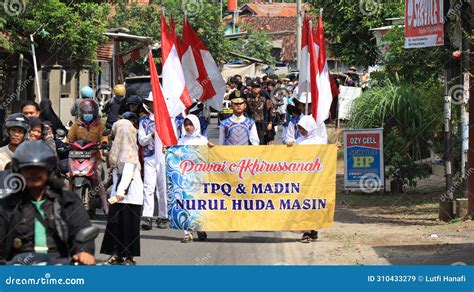 Muslim Village Residents Celebrating Islamic Religious Commemorations