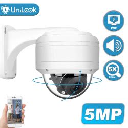 Купольная PTZ ip-камера UniLook IPC-Z35505ES, 5 МП, с 5-кратным зумом.