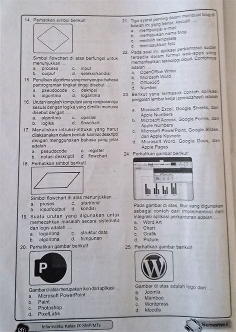 Perhatikan Simbol Berikut Simbol Flowchart Studyx