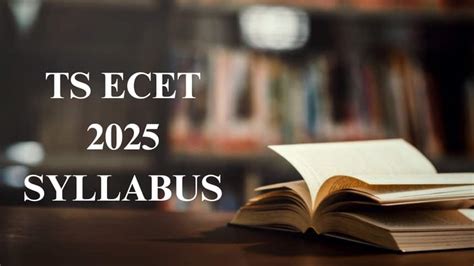 Ts Ecet Syllabus 2025 Download Subject And Topics Wise Syllabus