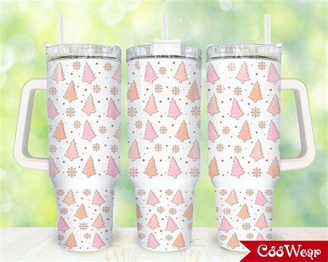 Christmas Trees Custom Stanley Cup 40 Oz 30 Oz Tumbler With Handle