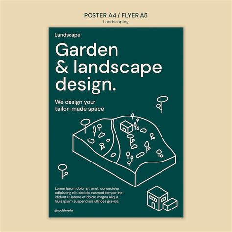 Free Psd Landscaping Template Design