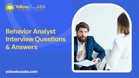 Behavior Analyst Interview Questions And Answers