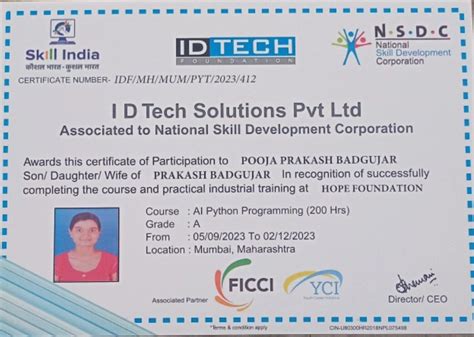 Pooja Badgujar On Linkedin Pythoncertification Codingjourney