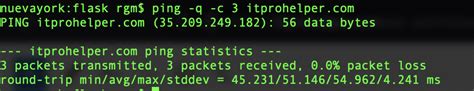 Ping Command Examples In Brief ITPro Helper