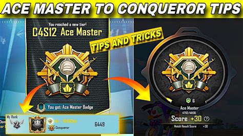 RANK 356 ACE MASTER TO CONQUEROR RANK PUSH STRATEGY AGAINST H CK R