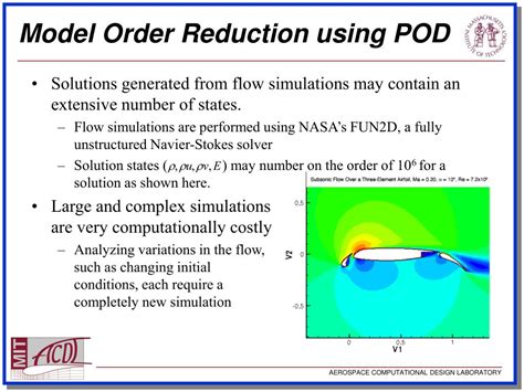 ppt model order reduction using pod powerpoint presentation free download id 3008728