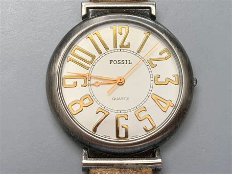 Fossil Watch Exploding Numerals Unisex Watch Vintage Watch Sweep