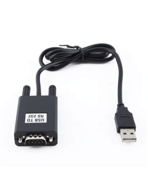 Usb To Serial Port Rs232 Converter Cable Black Daraz Pk