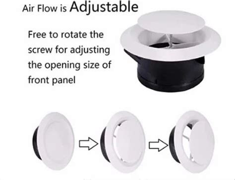 Disk Diffuser 100mm Ducting Coverexhaust Supply Ceilingpipe Diffuser