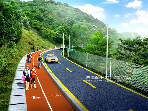道路景观效果图2典尚设计三维影像 站酷zcool