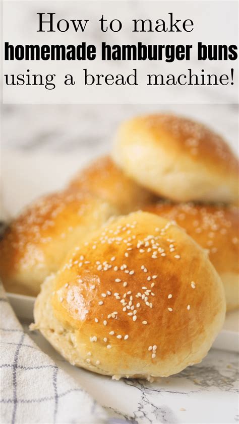 Easy Small Batch Hamburger Buns Using A Bread Machine Recipe