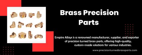 Brass Precision Parts Precision Brass Components Manufacturer