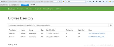 Elasticsearch备份与恢复2es通过repository Hdfs插件支持snapshot和restore Apihdfs