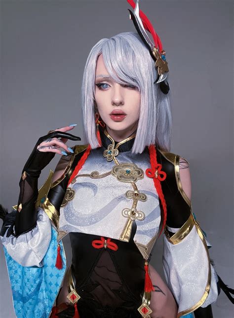 Xenon Shenhe Genshin Impact Hot Girl China