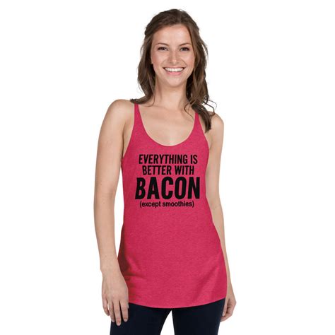 Funny Bacon Shirt Bacon Lovers Shirt I Love Bacon T For Etsy