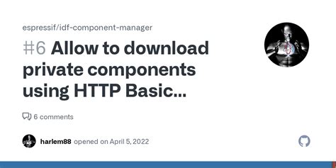 allow to download private components using basic authentication