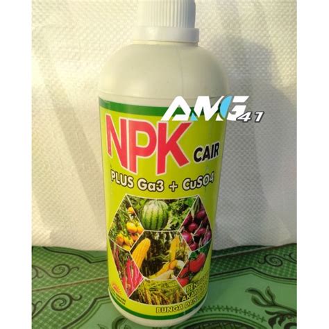 Jual Pupuk Npk Cair Plus Ga3 And Cuso4 1l Shopee Indonesia