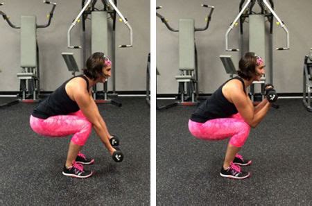 Squat Bicep Curl