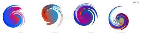 Vortex Vector Background Templates For Logo Design Leaflets Or Presentations Vector