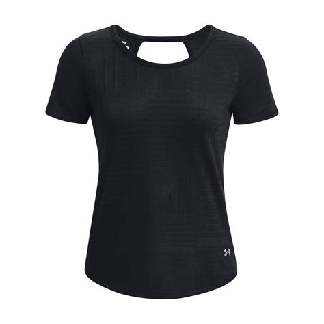 Ua Eaker Deco Diamond Ss Camiseta Manga Corta Negro De Mujer Para